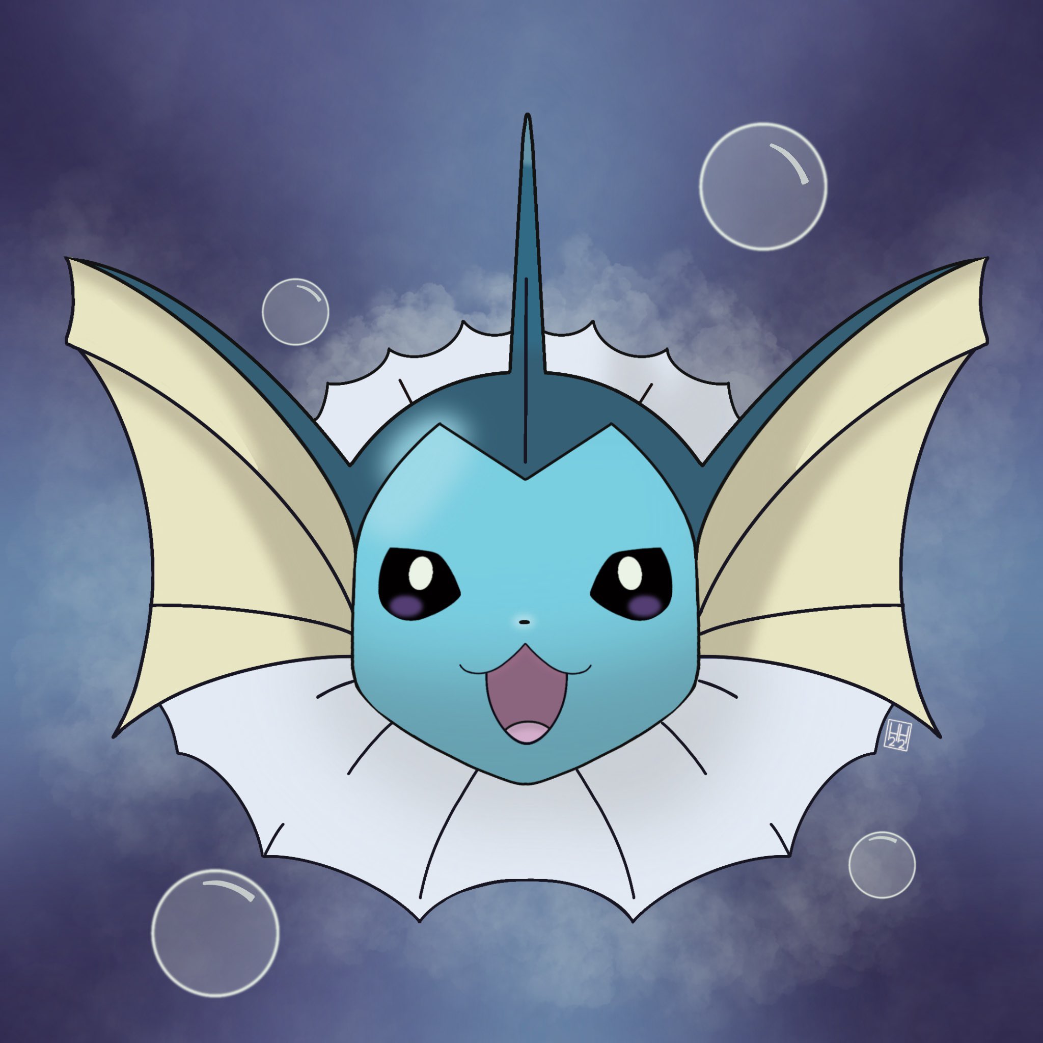 Vaporeon Pokemon Drawing