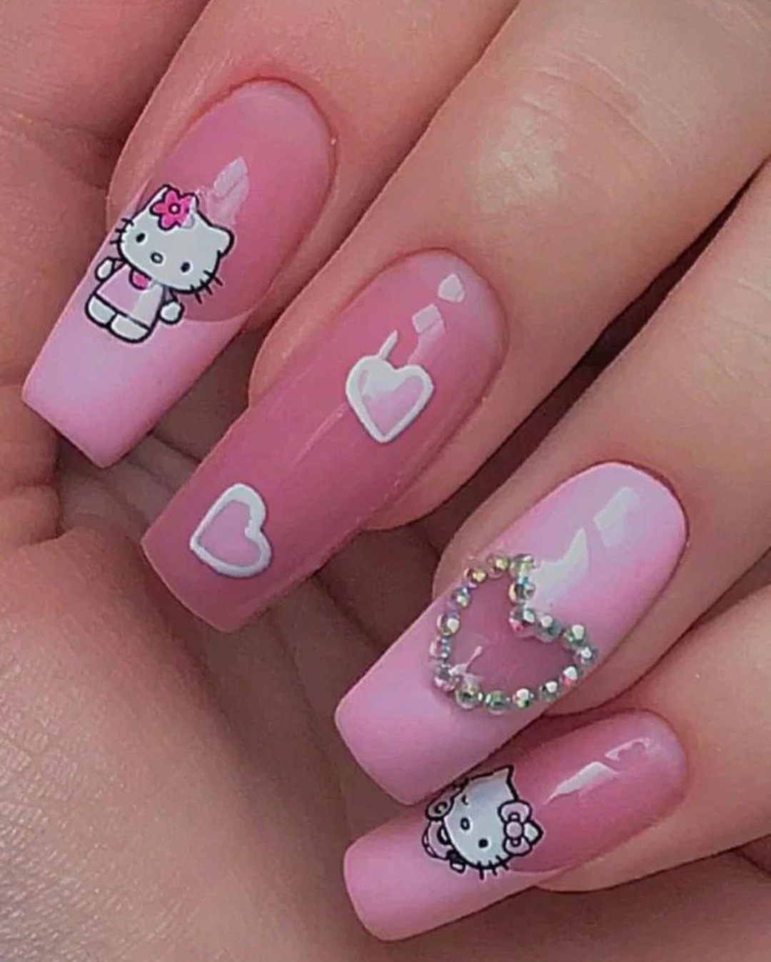 Hello Kitty Nails Hello Kitty Nails