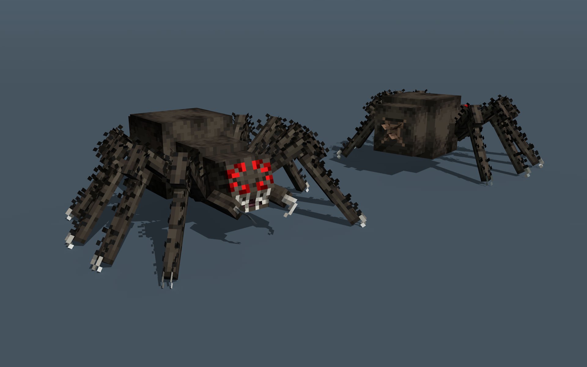 Giant Spider In Minecraft Wallpaper Congrats On The Nightmare":