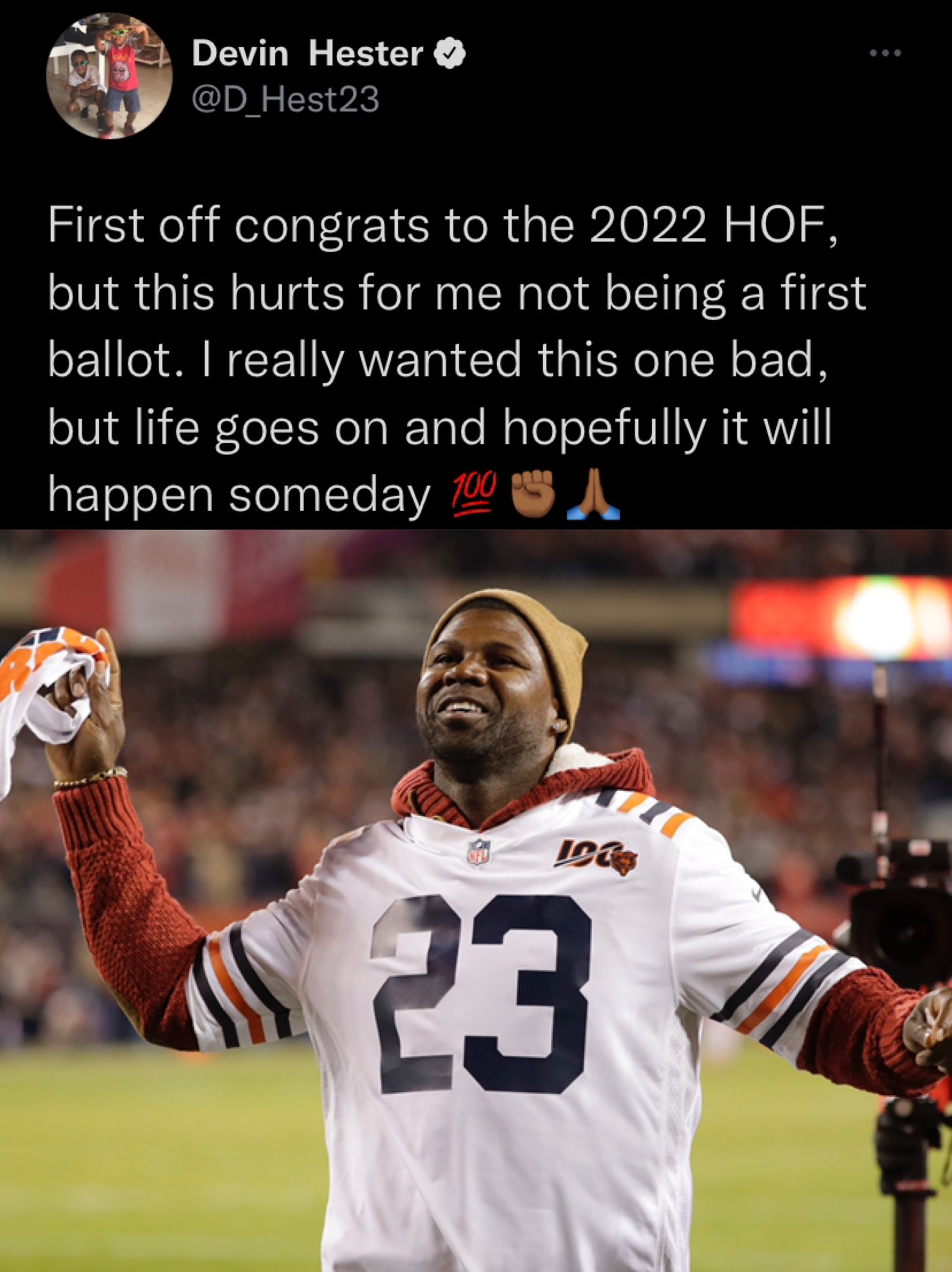 Devin Hester 2022