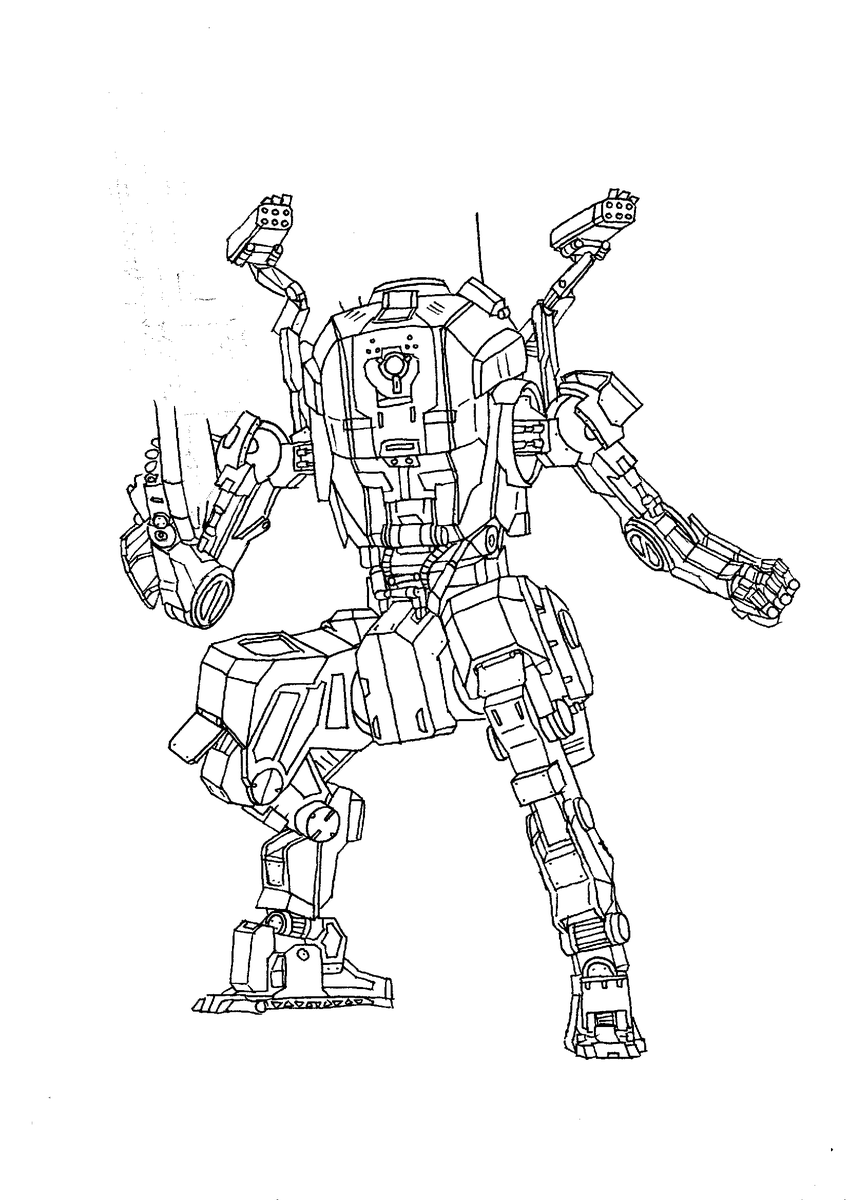 Titan Fall Coloring Pages To Print