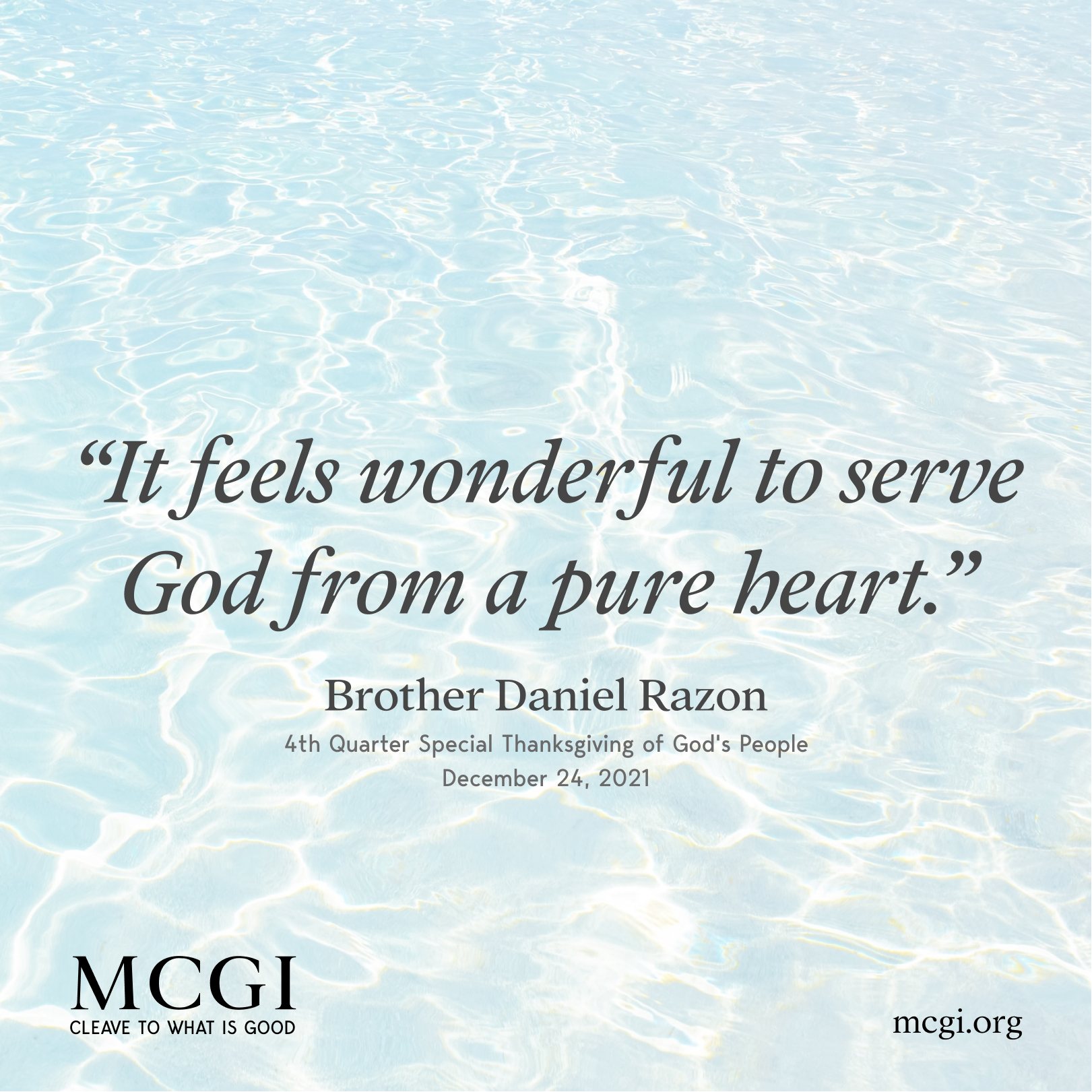 Brother Daniel Quote