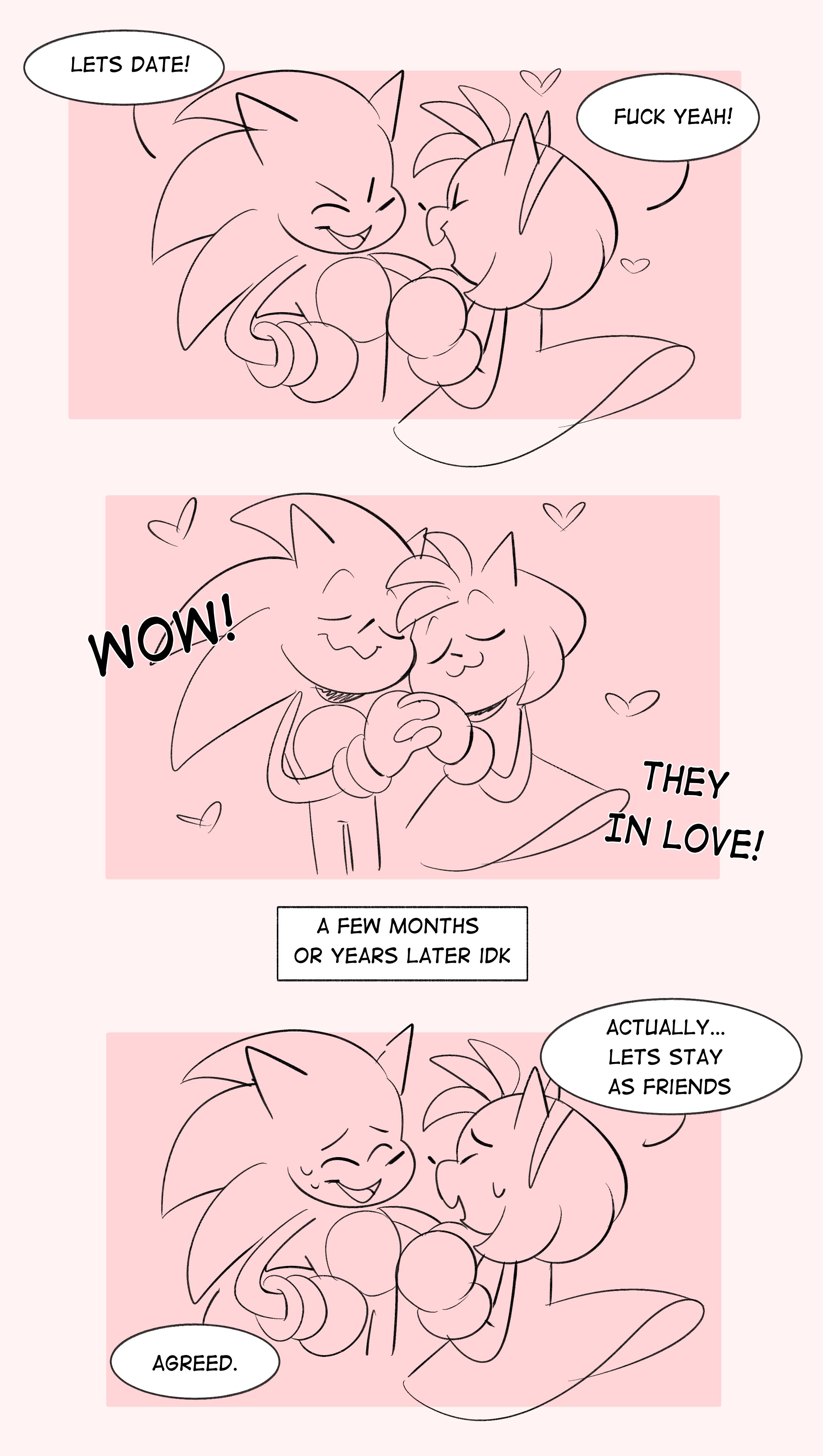 FoxieSkullz Artz on Twitter: "Does anyone else sees sonamy like this? I like the thought of them ...