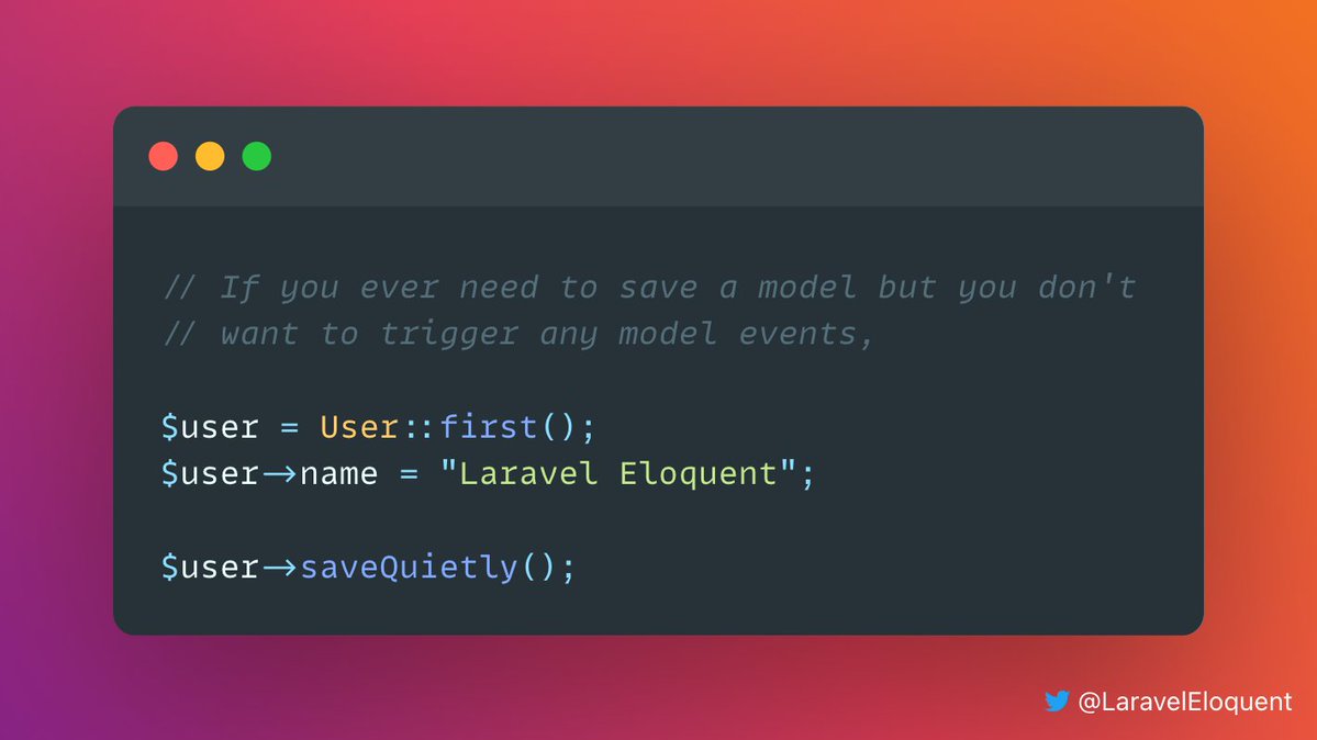 Laravel Eloquent (@LaravelEloquent) | Twitter Laravel Eloquent (@LaravelEloquent) | Twitter