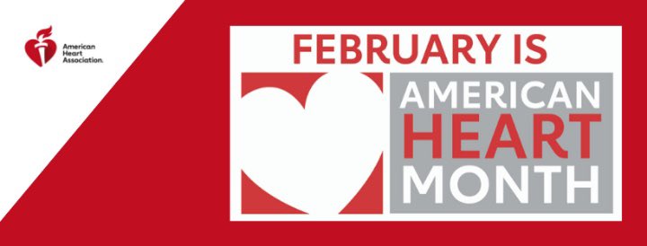 1️⃣ فبراير هو شهر القلب الأمريكي American Heart Month 2022 وهو الوقت