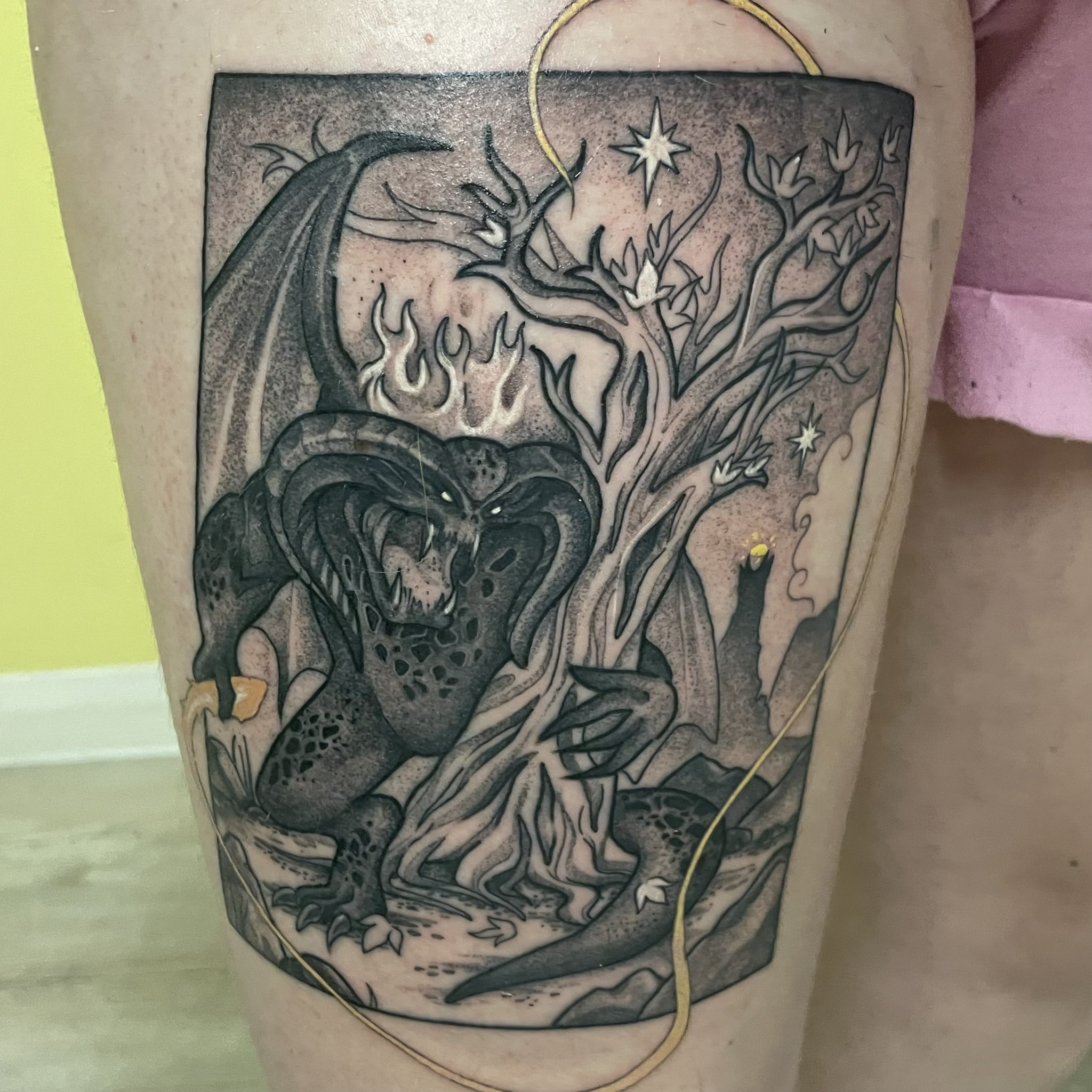 Balrog Tattoo Cutie Balrog Tattoo By Kristine Tran Ktrantattoos At