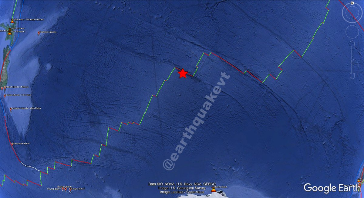 Pacific Antarctic Ridge Map