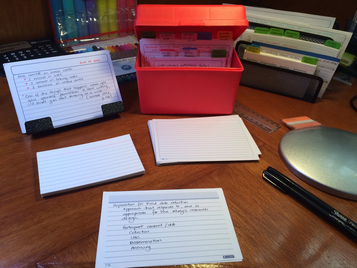 I feel like the Index Card is one of the most underrated, under ...