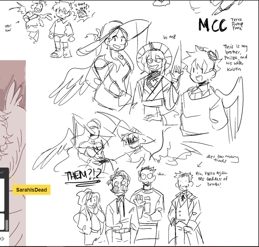 「Couple of drawpile doodles to warm me up and get me to art a」Dinzeeyz ...