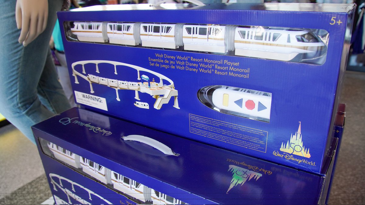Disney World Monorail Playset Blue