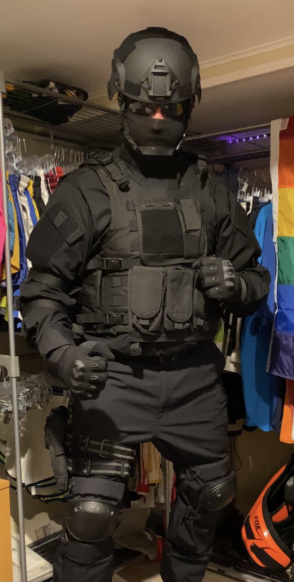 Military Black Tactical Gear