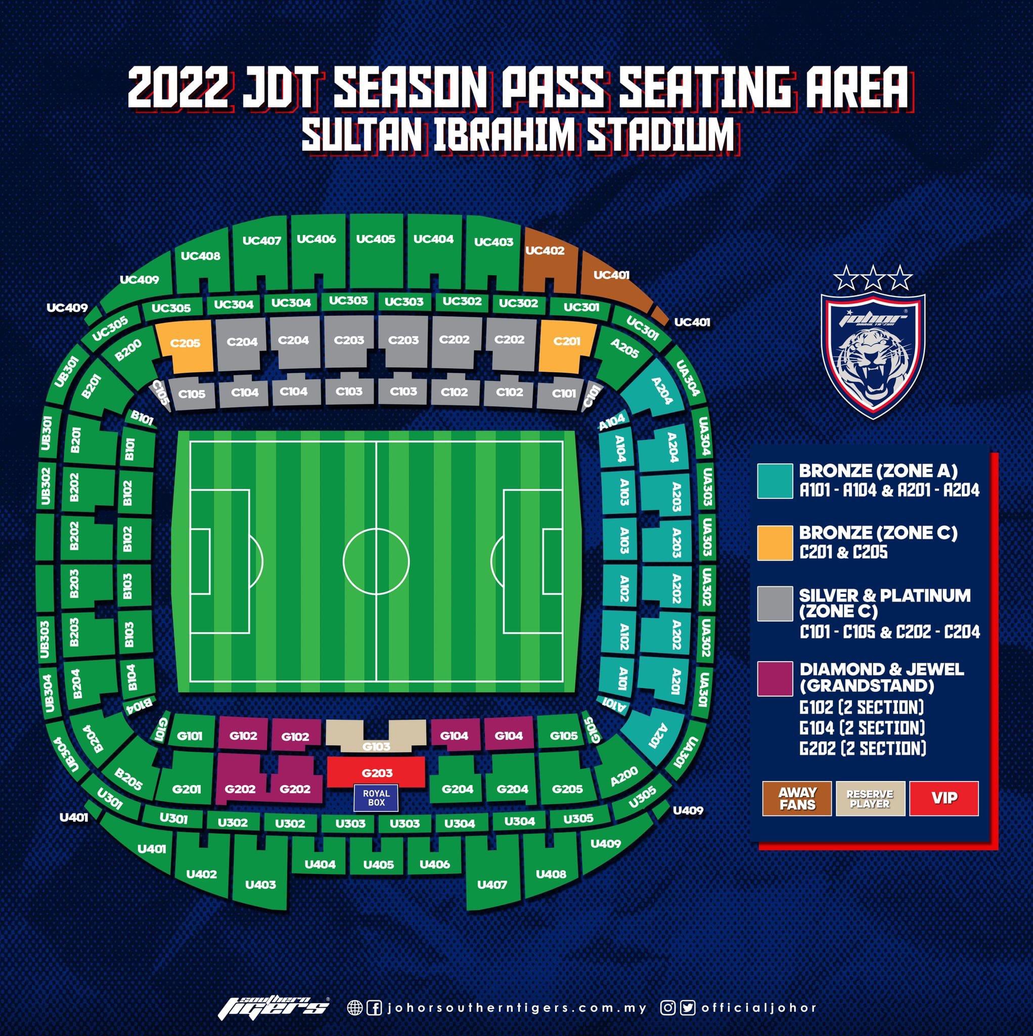 JOHORSouthernTigers on Twitter: "JDT SEASON PASS 2022 — GET YOURS NOW [1/2] https://t.co ...
