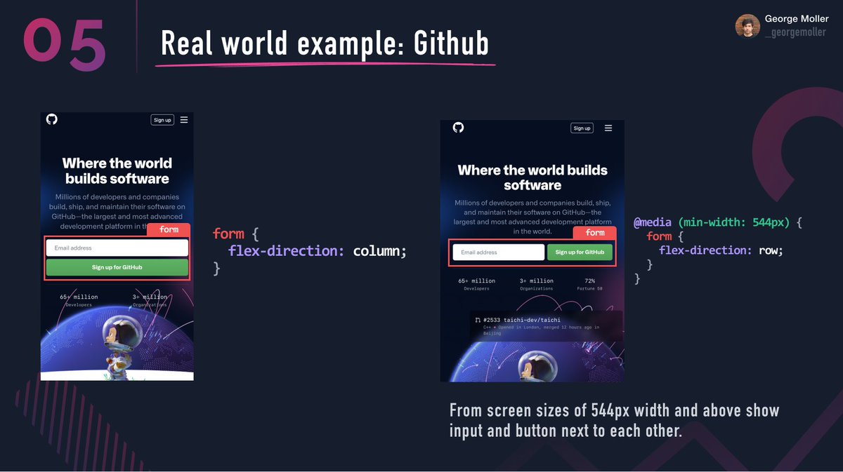 📘 Quick CSS guide on responsive web design - Thread from George Moller ...
