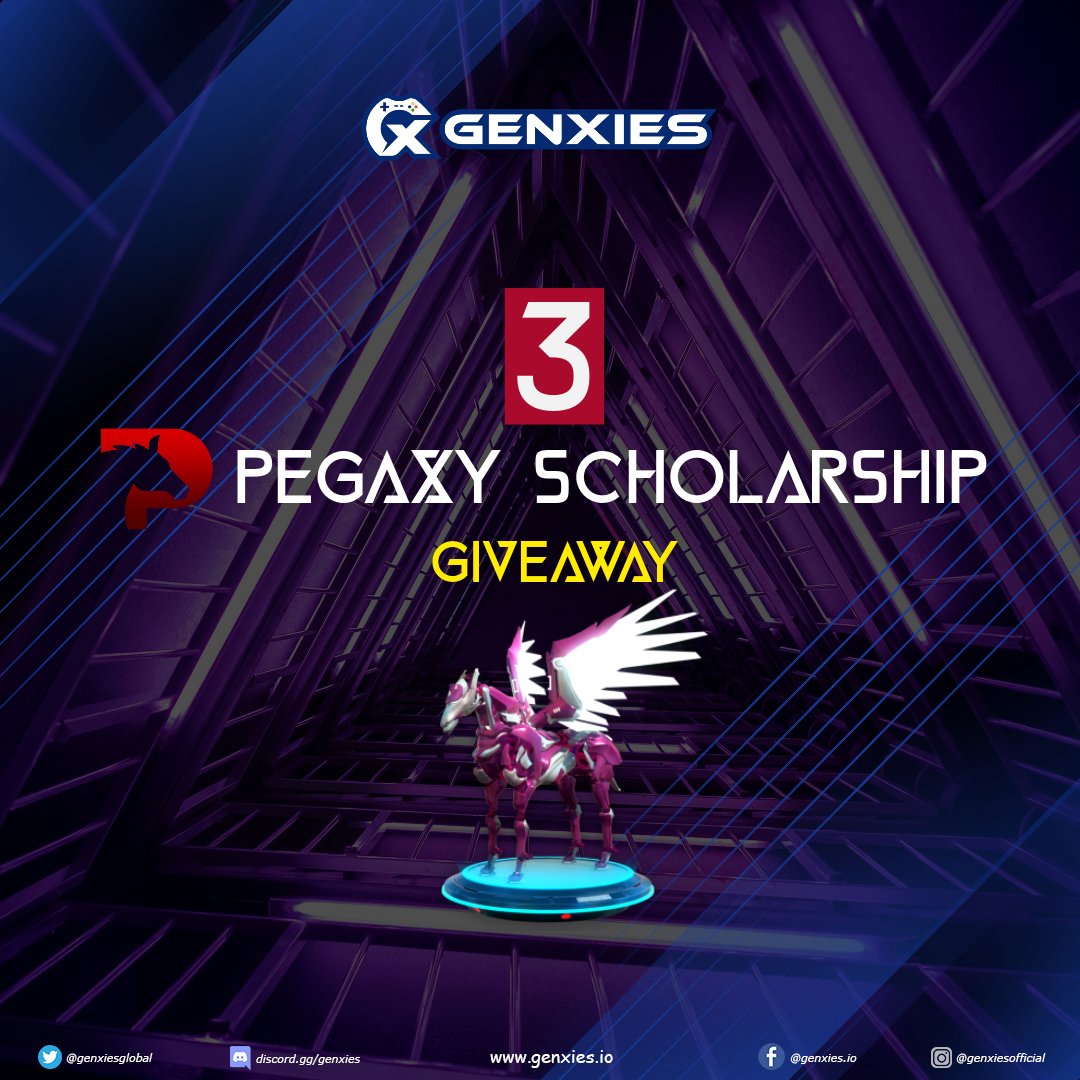 Genxies on Twitter: "🔥3 x Pegaxy Scholarship Giveaways 🔥 50% profit share for 12 days😎 How to ...