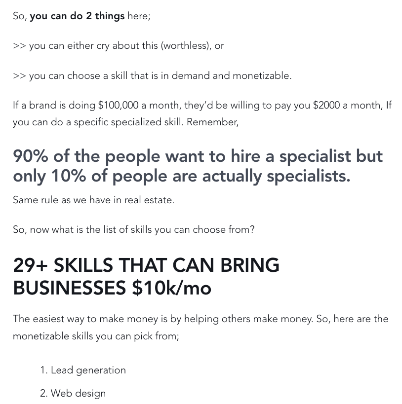 Have you noticed Everyone here is shouting at you to master a skill It ...