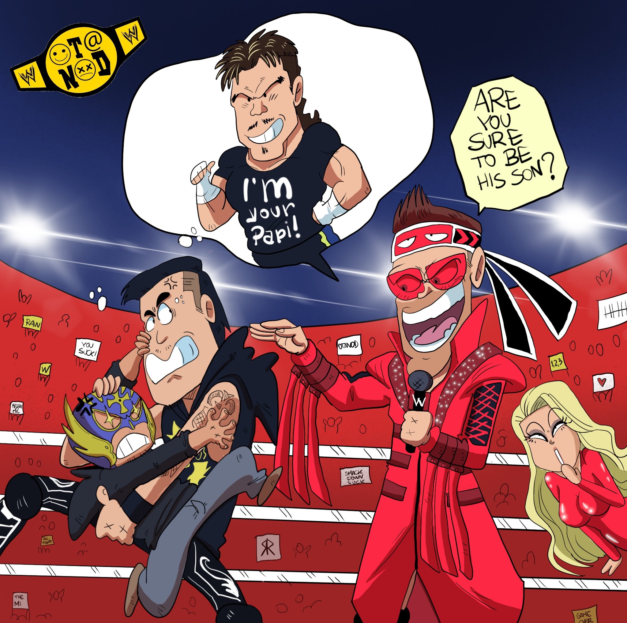 Cartoon Wwe Smackdown