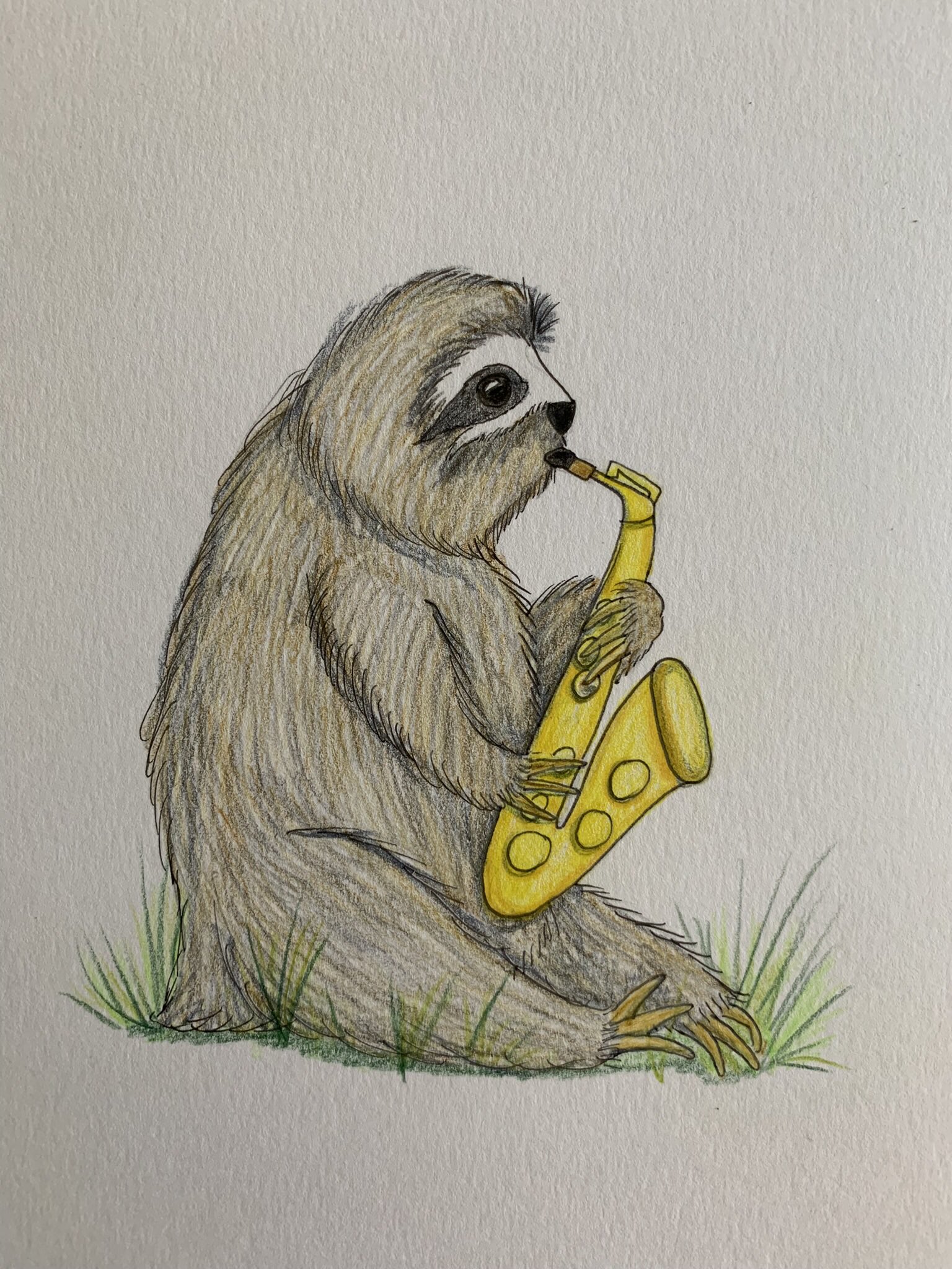 Animal Playing Saxophone