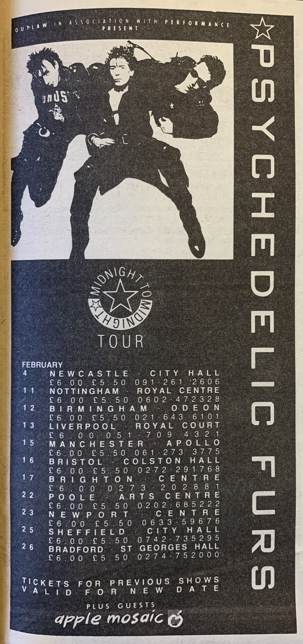 Psychedelic furs tour - Viajessindestino.com