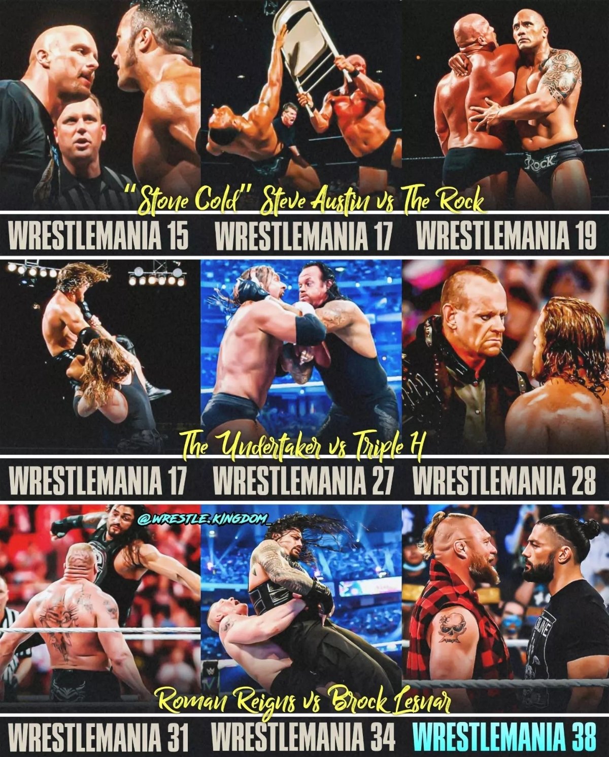 The Rock Vs Brock Lesnar Wrestlemania 31
