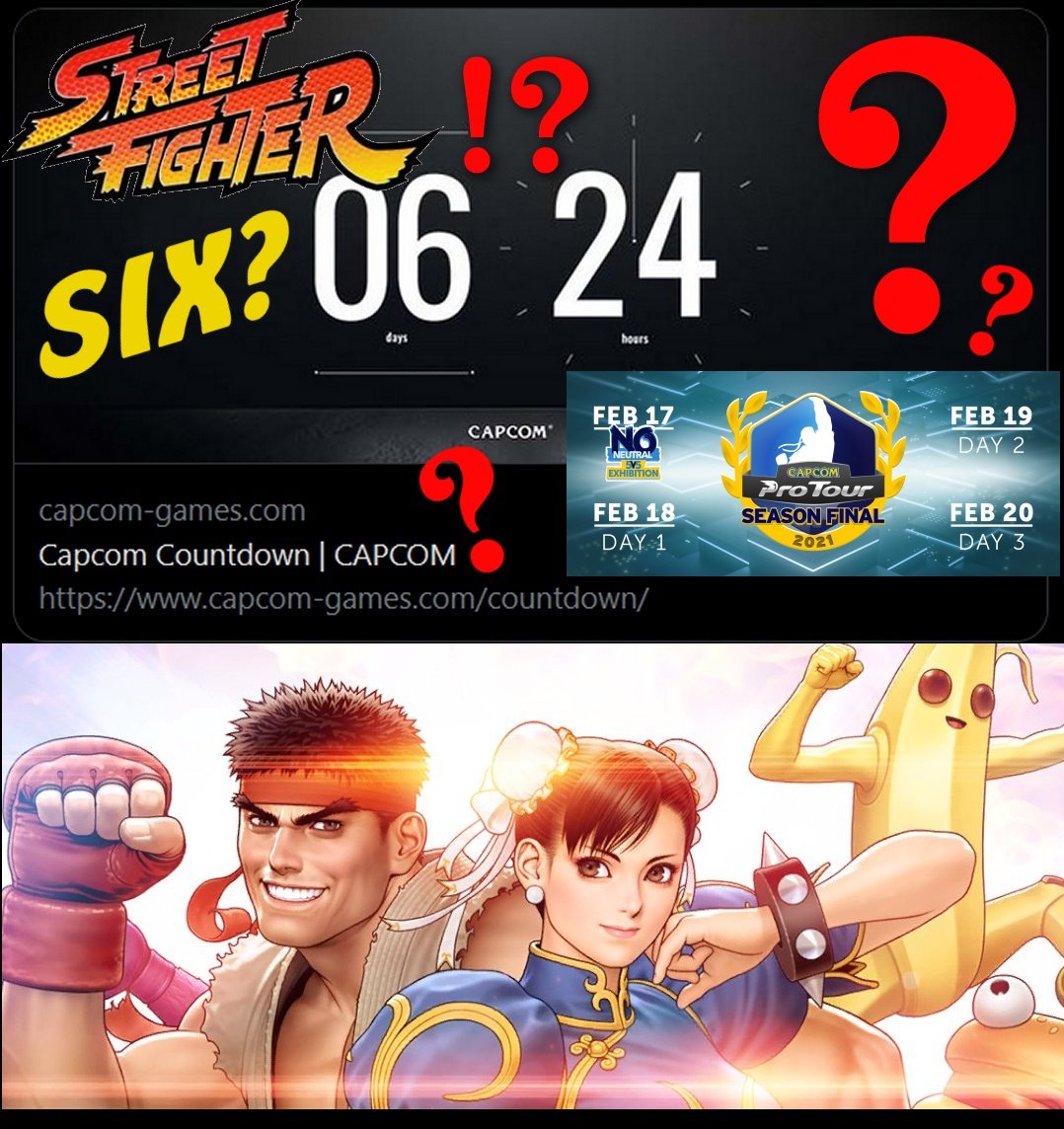 ⁉️ Capcom's Mystery Countdown Begins... incoming Street Fighter 6 ...