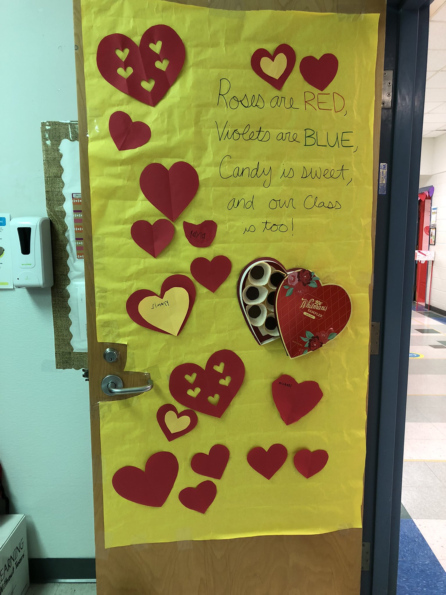 Valentine Classroom Door Decorations Easy Valentine's Day Classroom