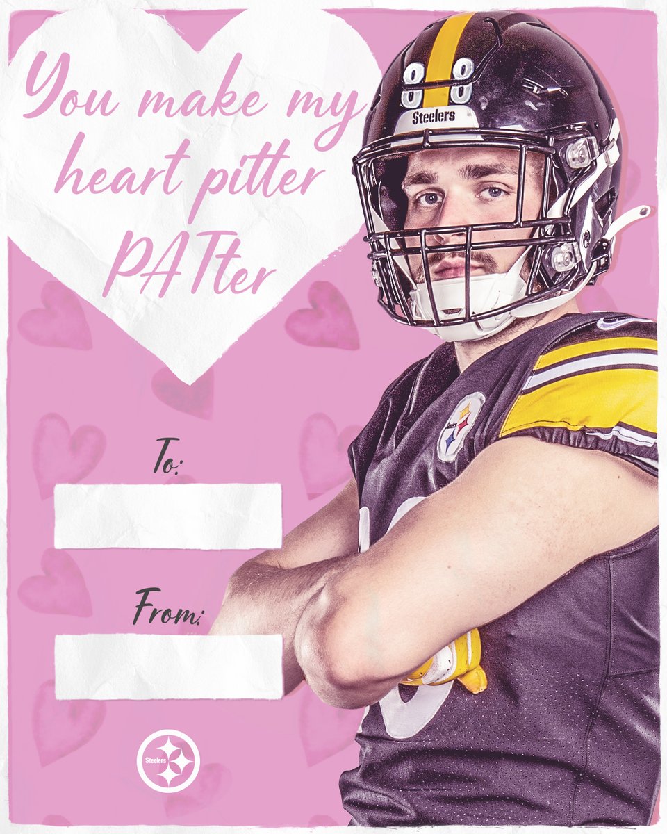 Pittsburgh Steelers Valentines Pittsburgh Steelers Vs. New England