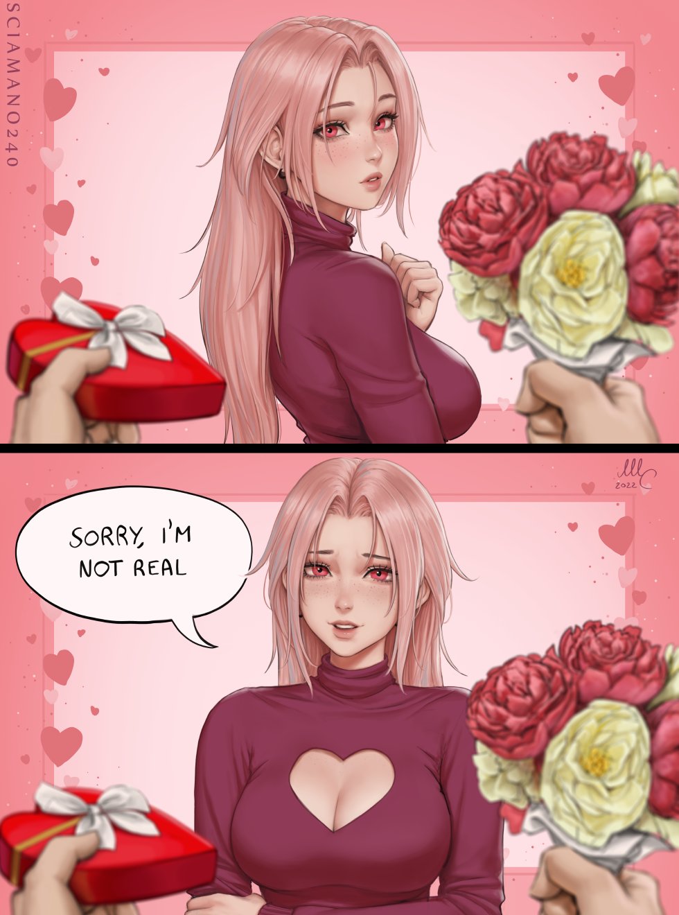 Sciamano240's Art on Twitter: ""Chloe, will you be my Valentine?"…