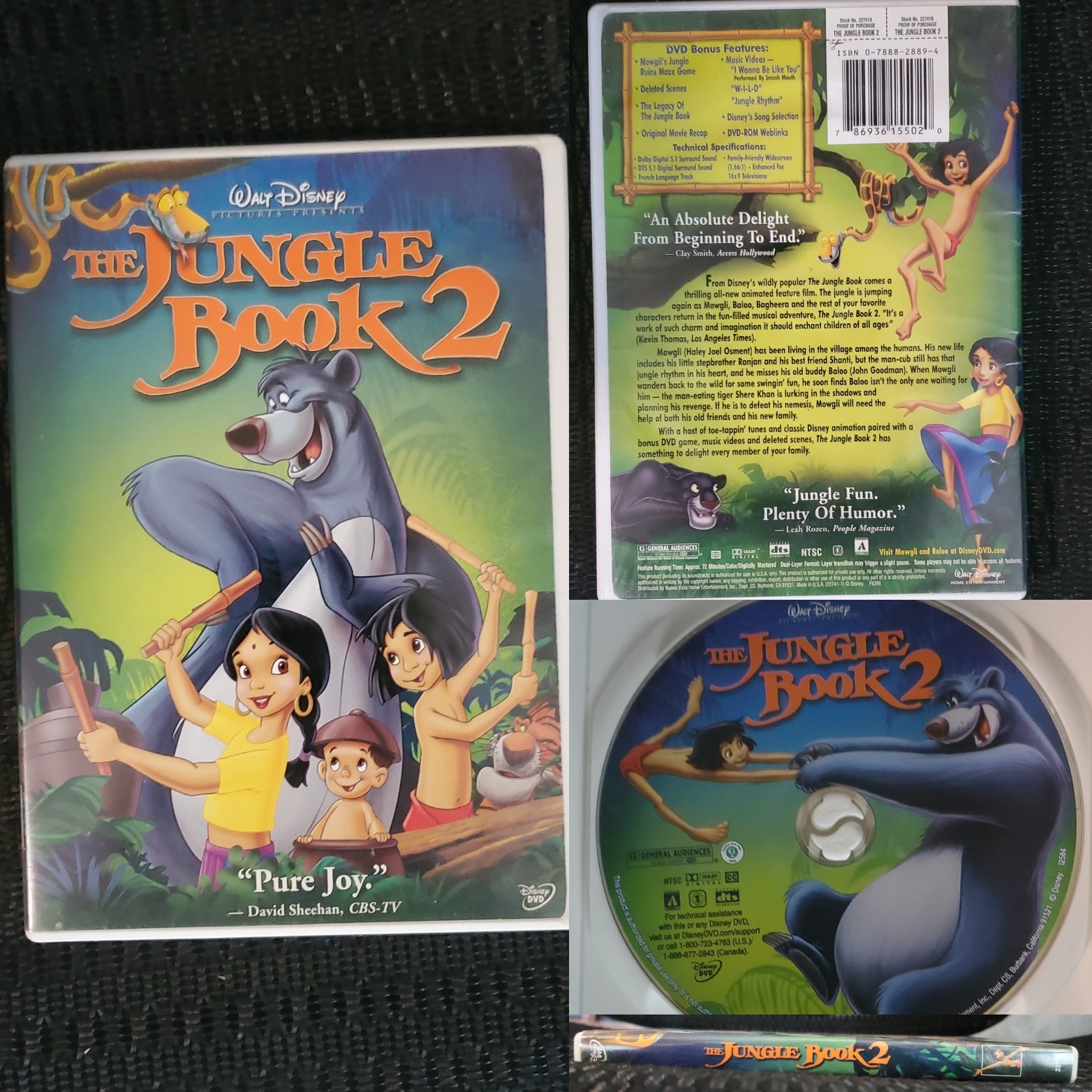 The Jungle Book 2 Dvd Cover