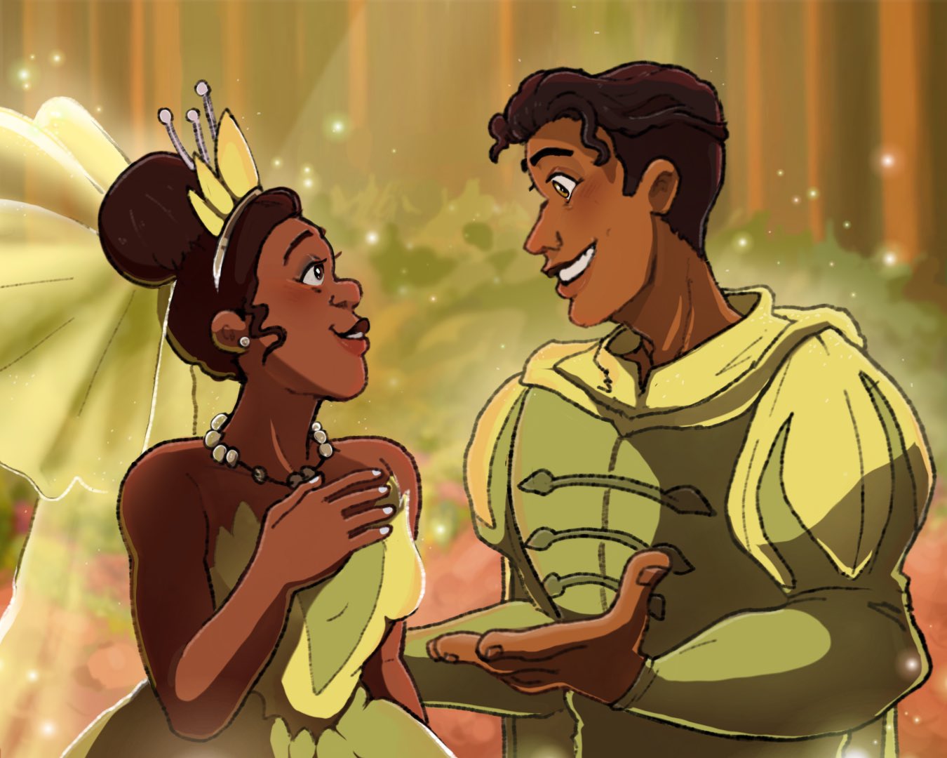 Tiana And Naveen Fan Art