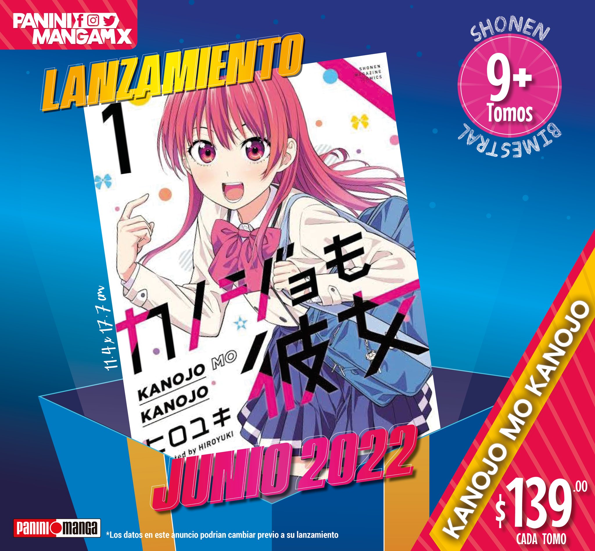 PaniniMangaMx on Twitter: "Hoy es un buen día para anunciar esta serie. Kanojo mo Kanojo llegará ...