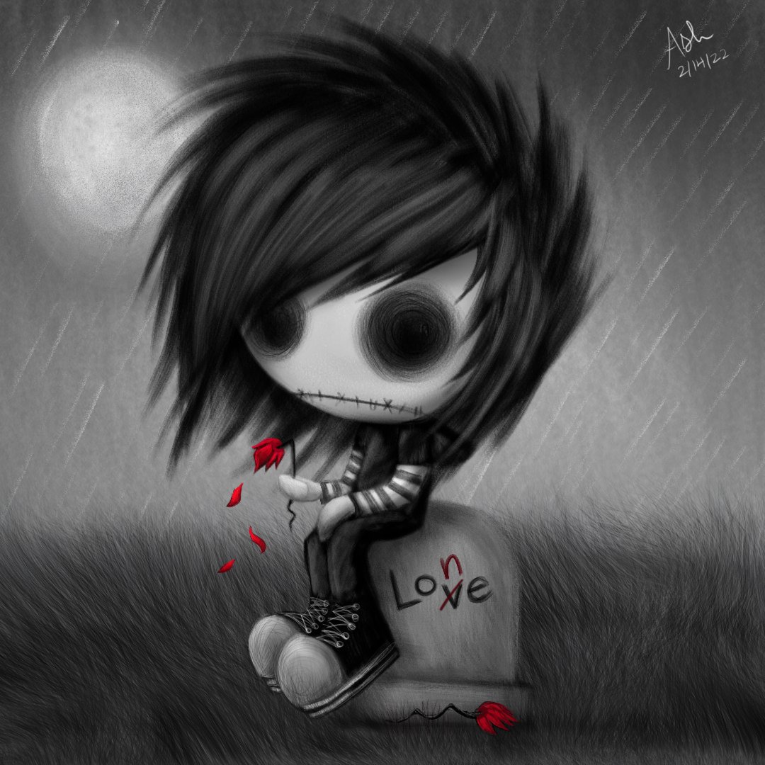 Forever Alone Emo Drawings