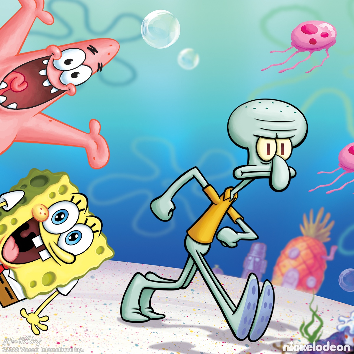 Spongebob Squidward Happy