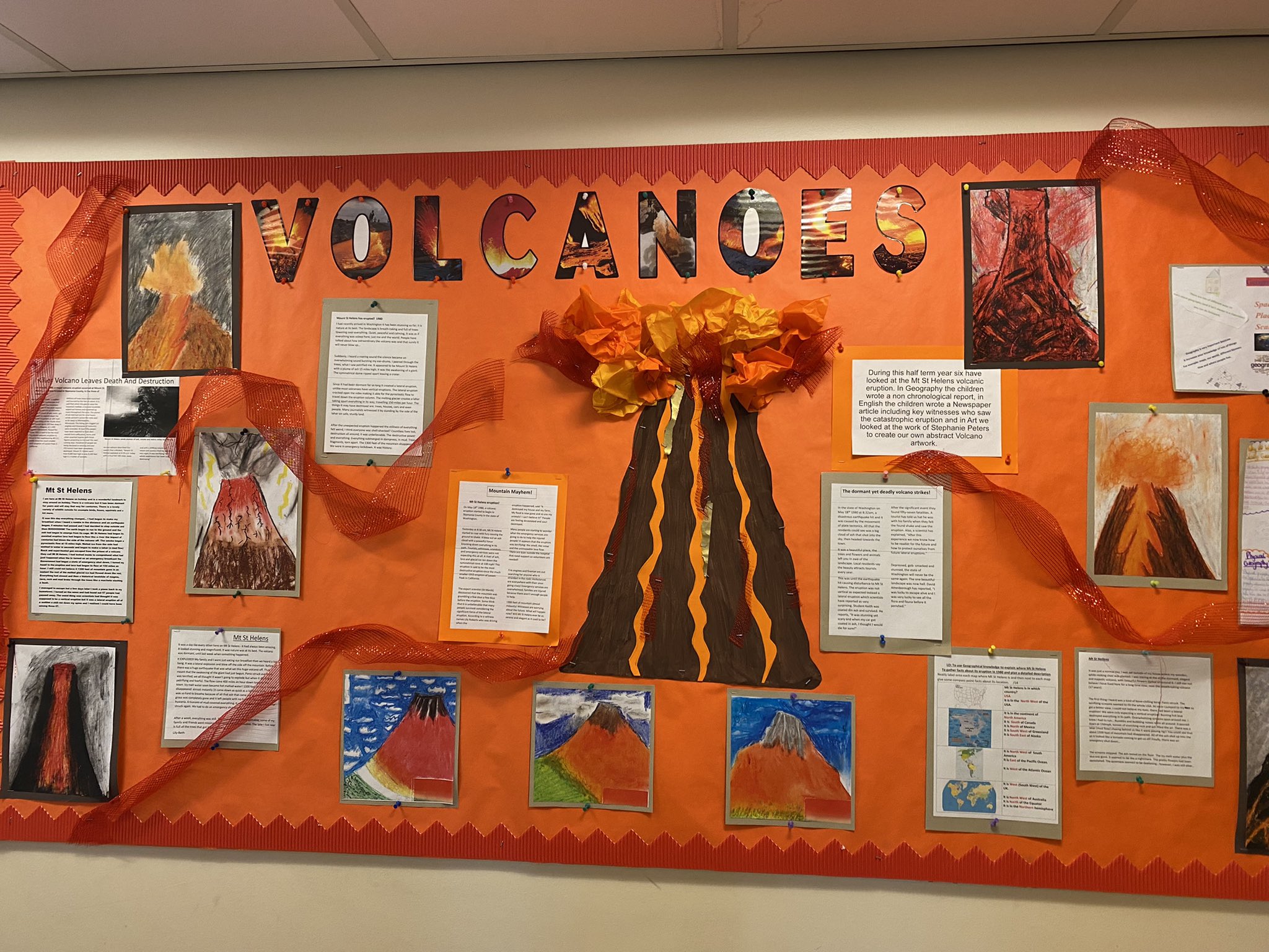 Natural Disasters Classroom Display