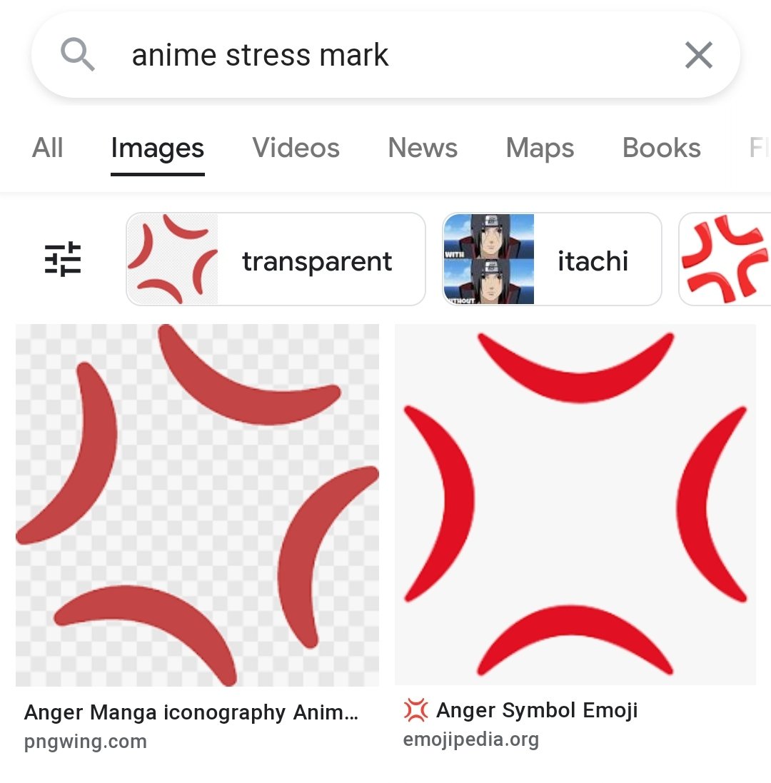 Anime Stress Mark