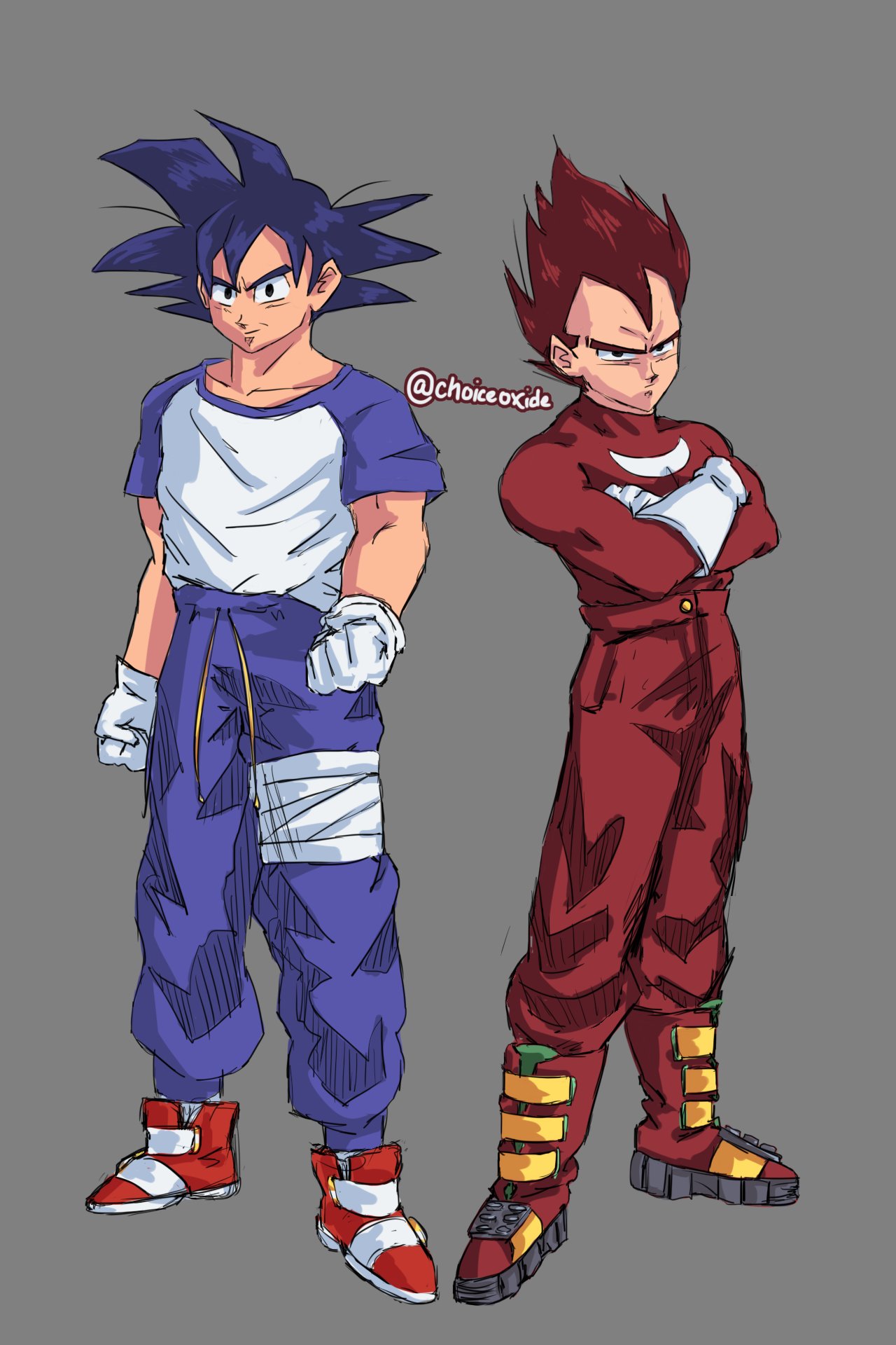 Vegeta And Shadow Fusion