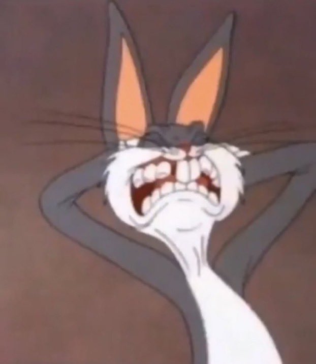 Bugs Bunny Face Mad