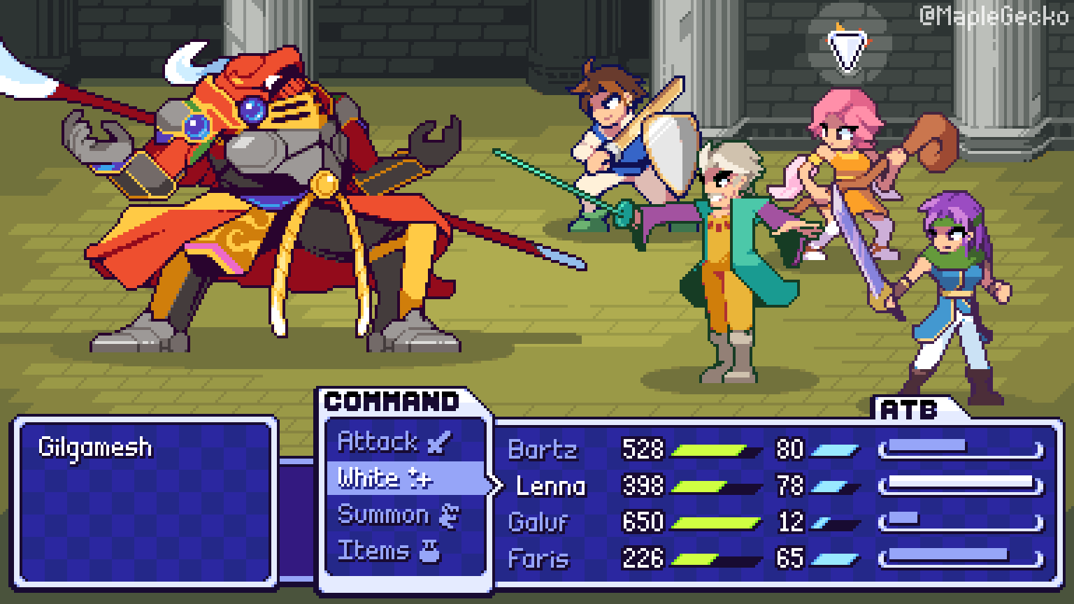 Final Fantasy Gilgamesh Sprite