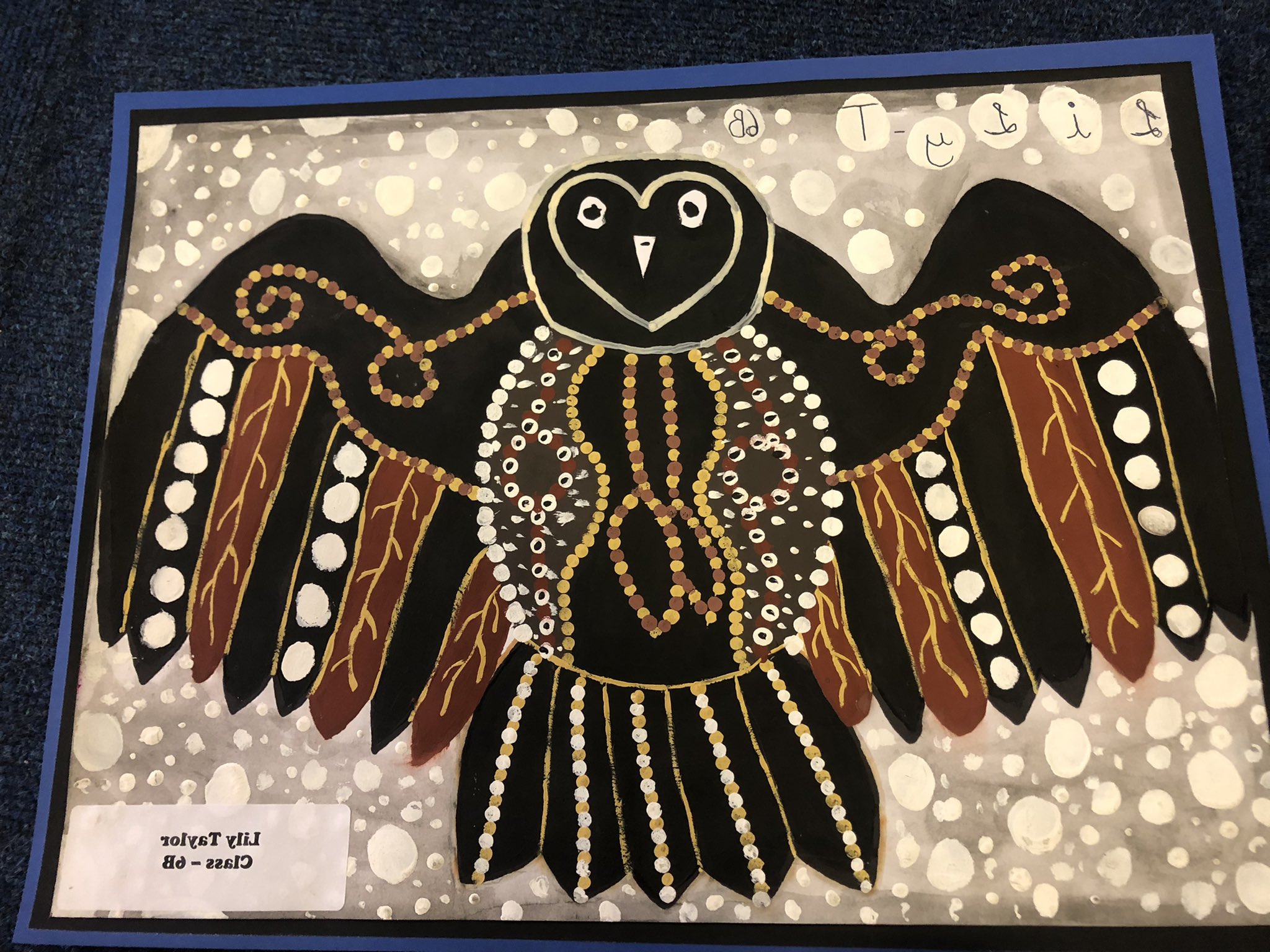 Aboriginal Art Animals Owl