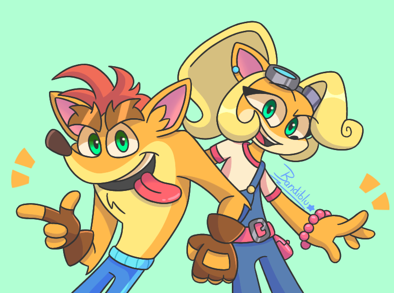 Crash And Coco Bandicoot