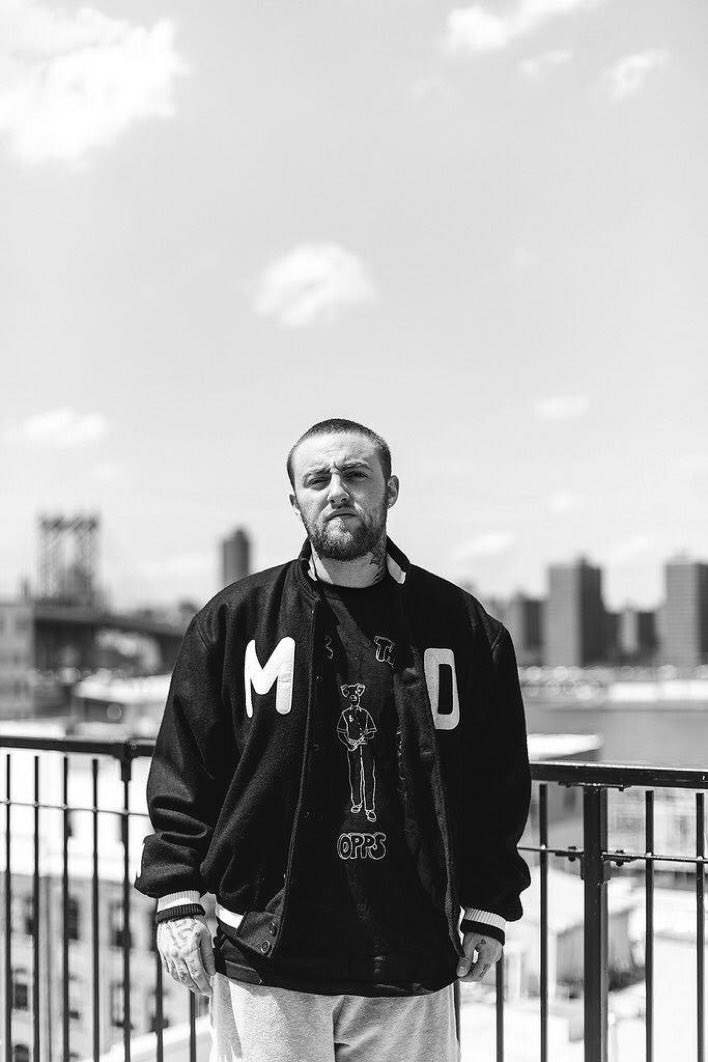 Mac Miller Black And White