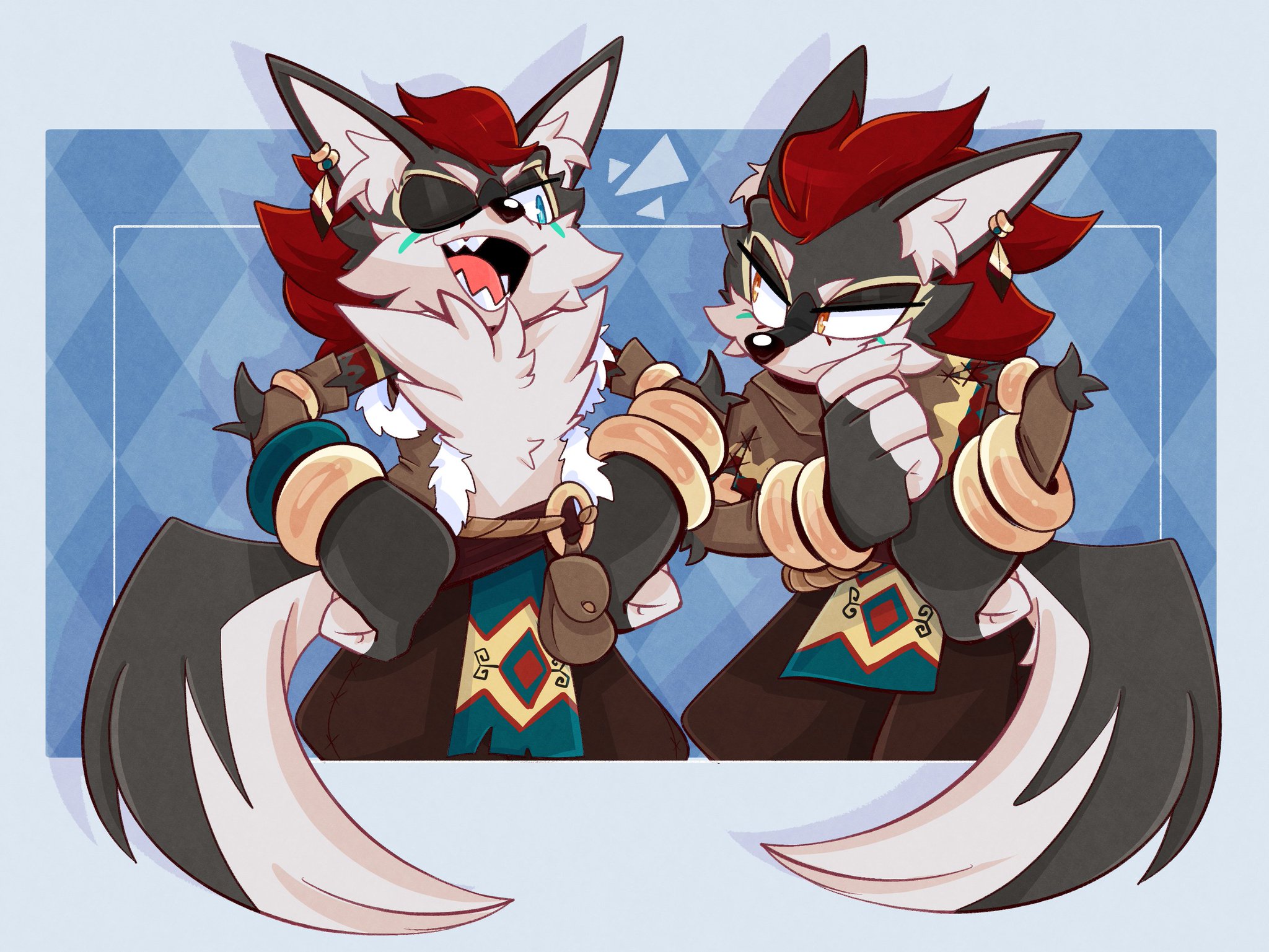 FoxieSkullz Artz on Twitter: "Commission for @NutmegO https://t.co/5TzcZbj2Ty" / Twitter