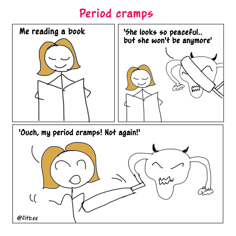 Menstrual Cramps Comic