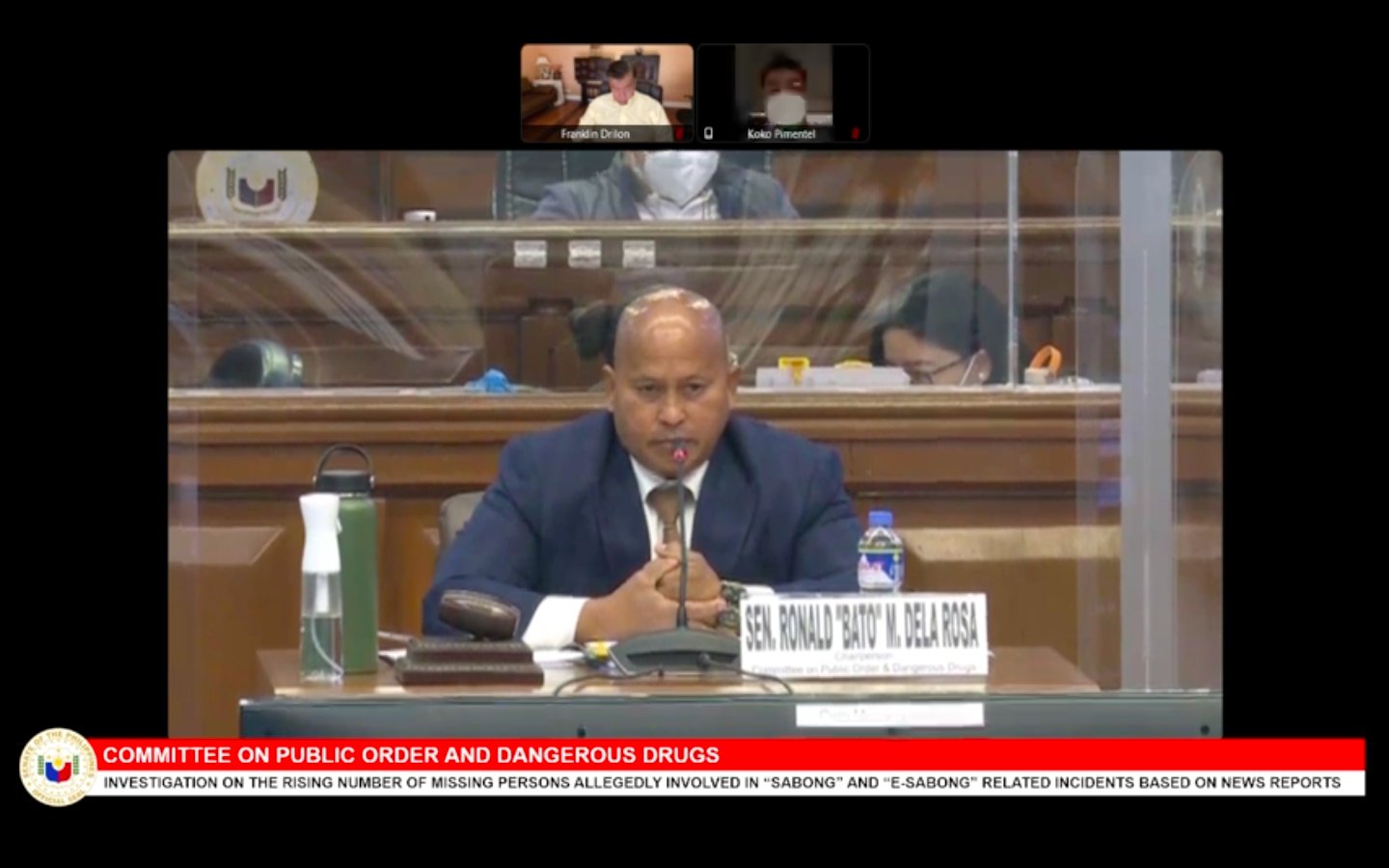 The Philippine Star on Twitter: "The Senate committee on public order and dangerous drugs holds ...