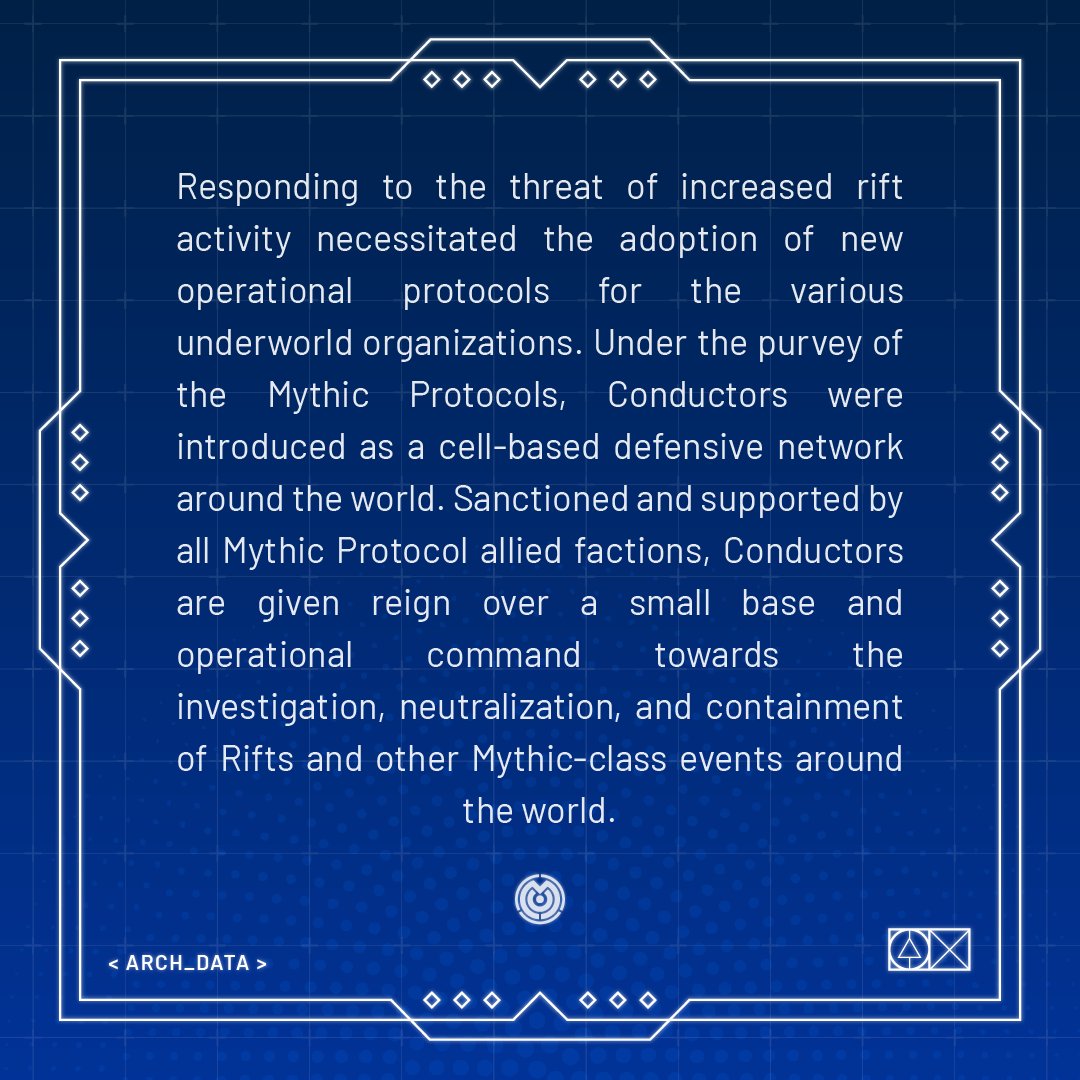 Mythic Protocol on Twitter: "The Conductors are an essential part of the Mythic Protocol. The ...
