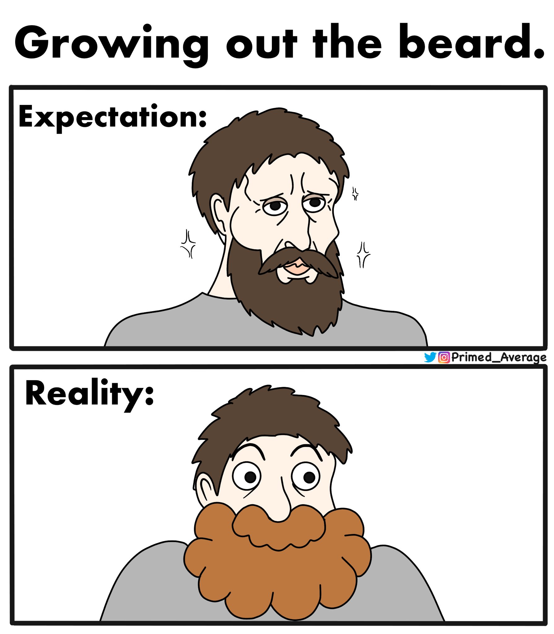 How To Grow A Beard Comic