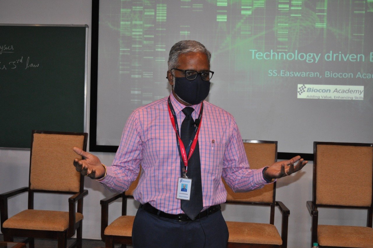 Biocon Academy on Twitter: "Here are some snaps of our Academic Dean @EaswaranSs during his ...