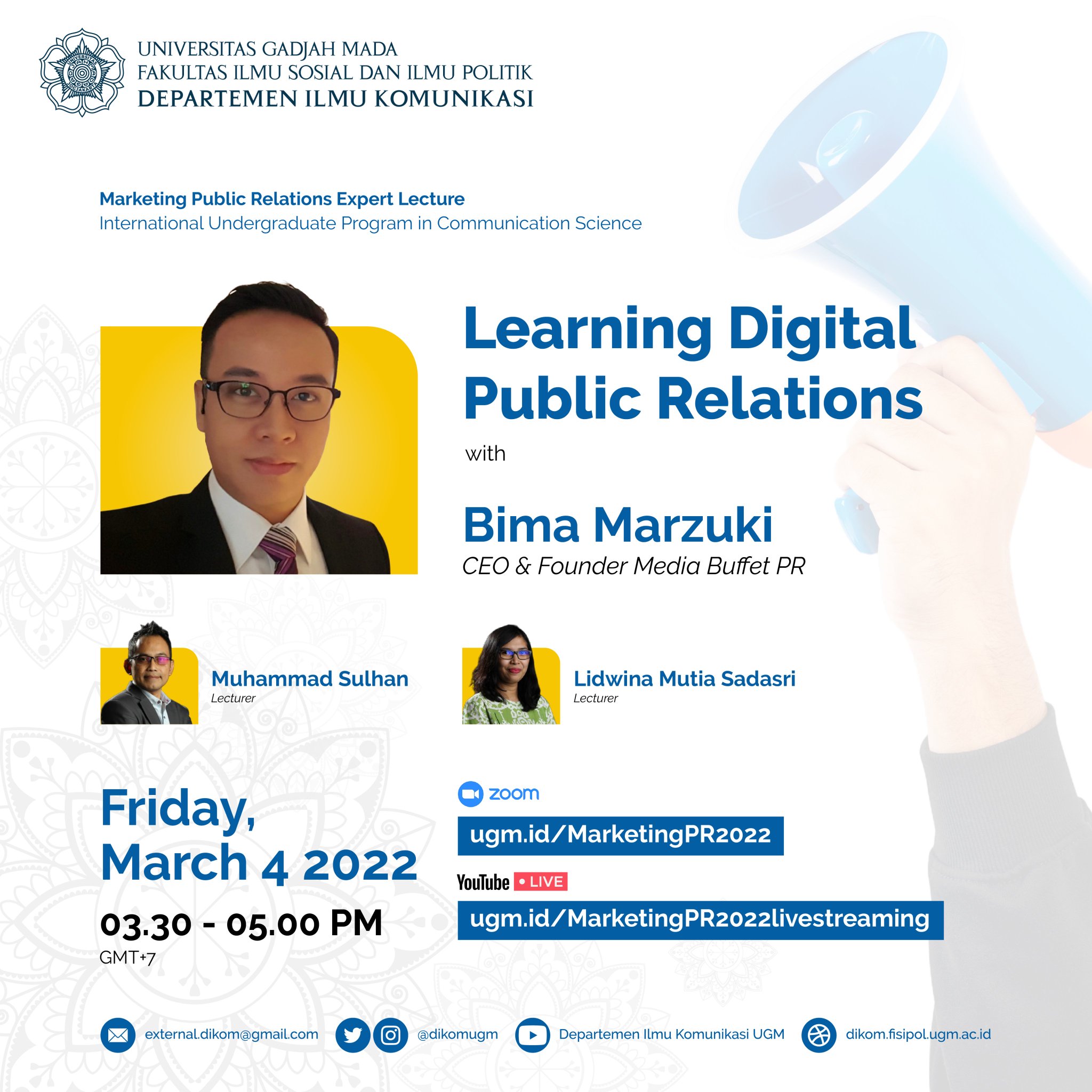 Departemen Ilmu Komunikasi UGM on Twitter: "Sebagai Insan Komunikasi, # ...