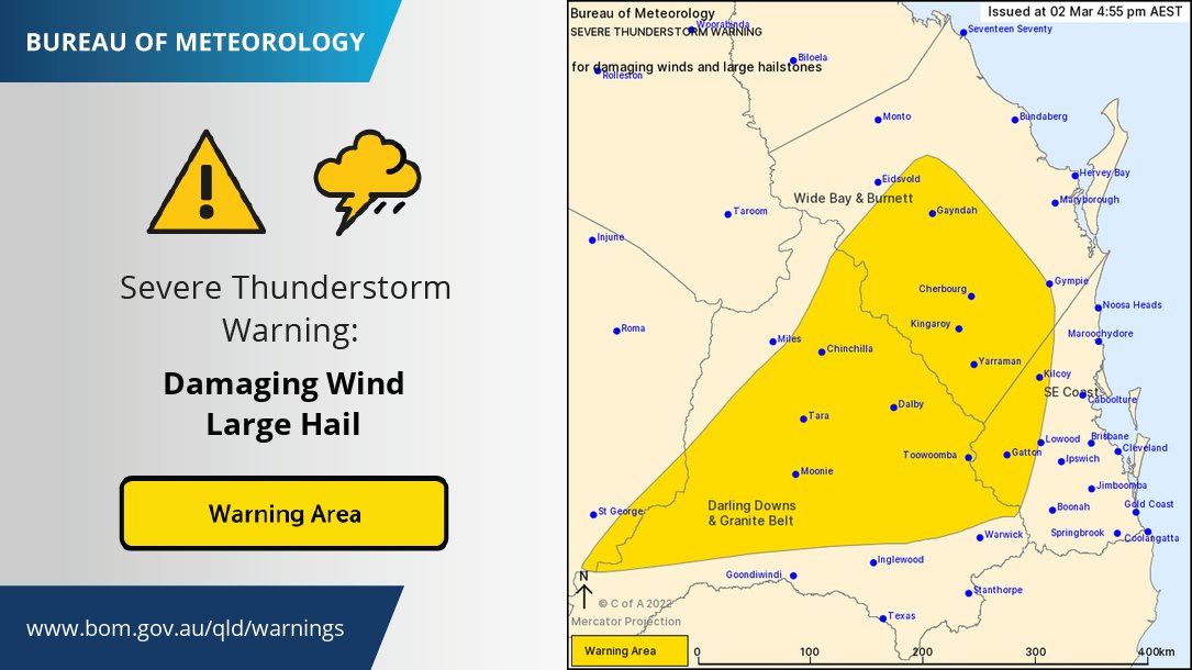 Bureau Of Meteorology Queensland On Twitter ⚠️⛈️severe Thunderstorm