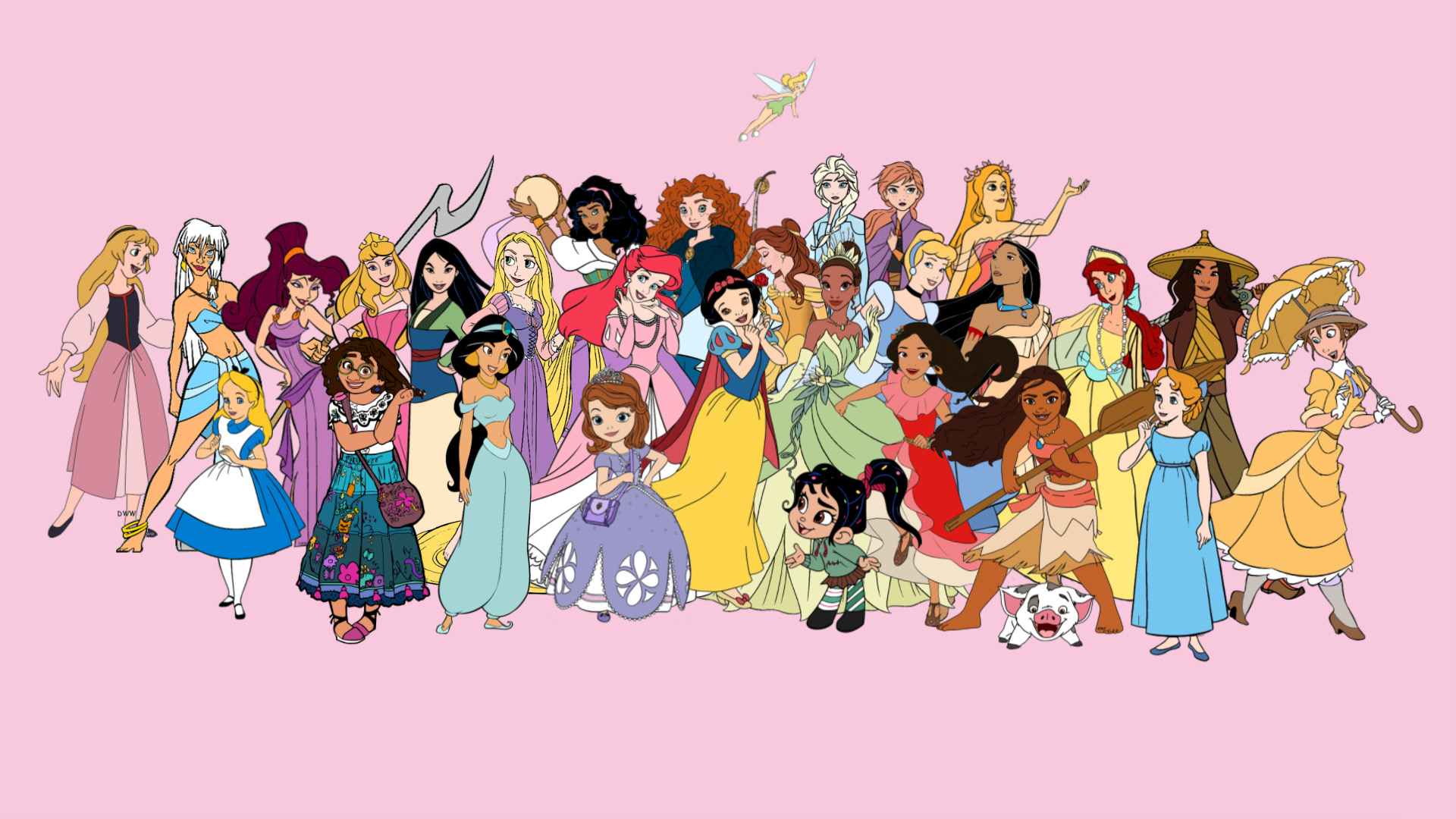 Disney Princesses All Together 2022