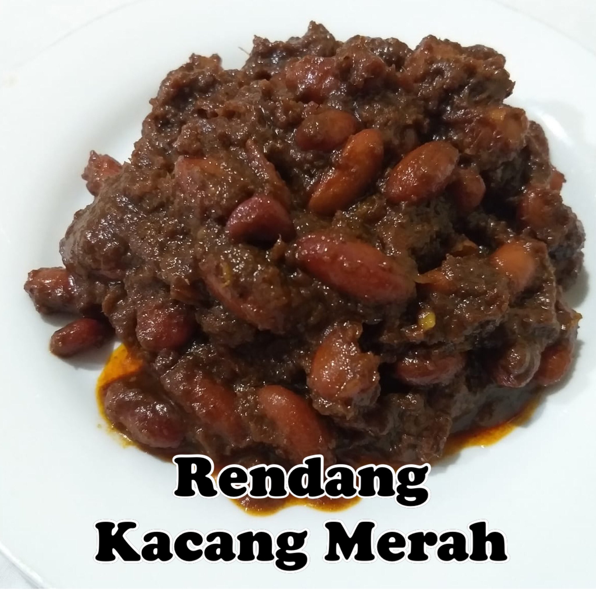 Resep Rendang Kacang Merah